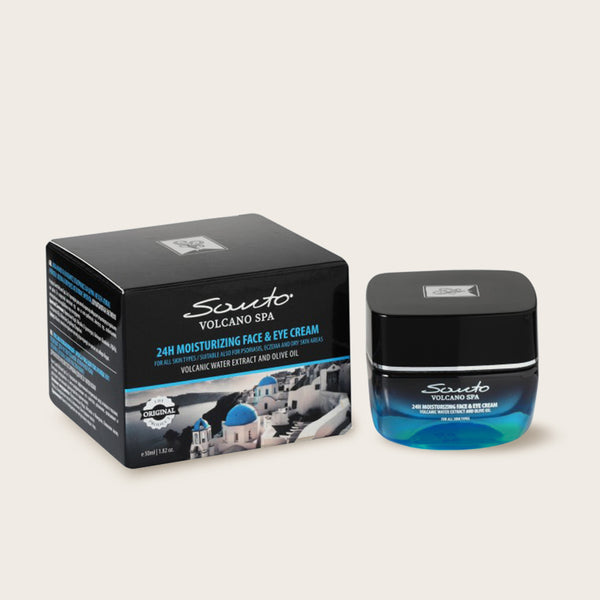 Santo Volcano Spa 24h Moisturizing Face & Eye Cream – Santora